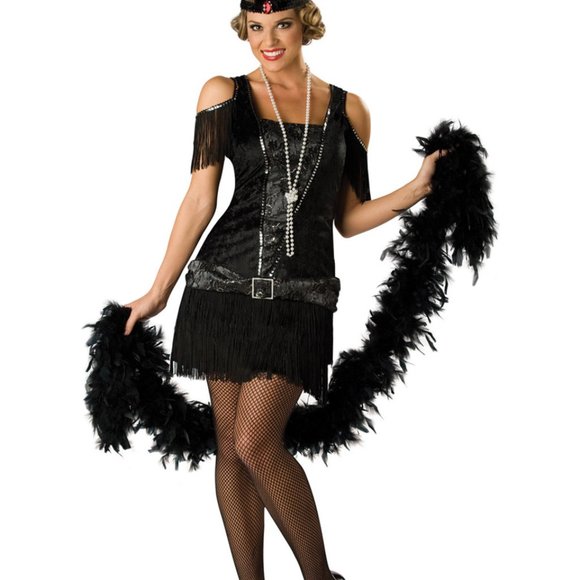 Dresses | 192s Flapper Costume Dress 20s Fabulous Flapper Costume ...